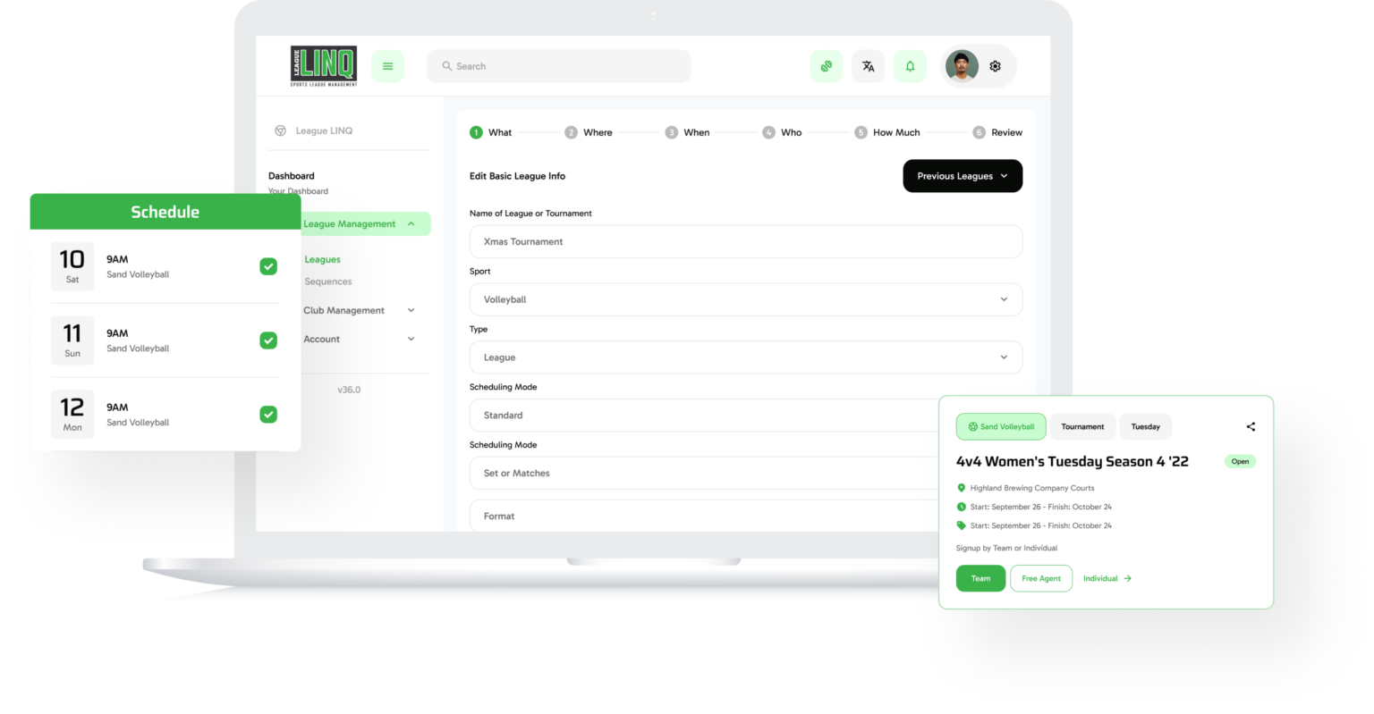 Best Sports League Management Software Platform w/ App